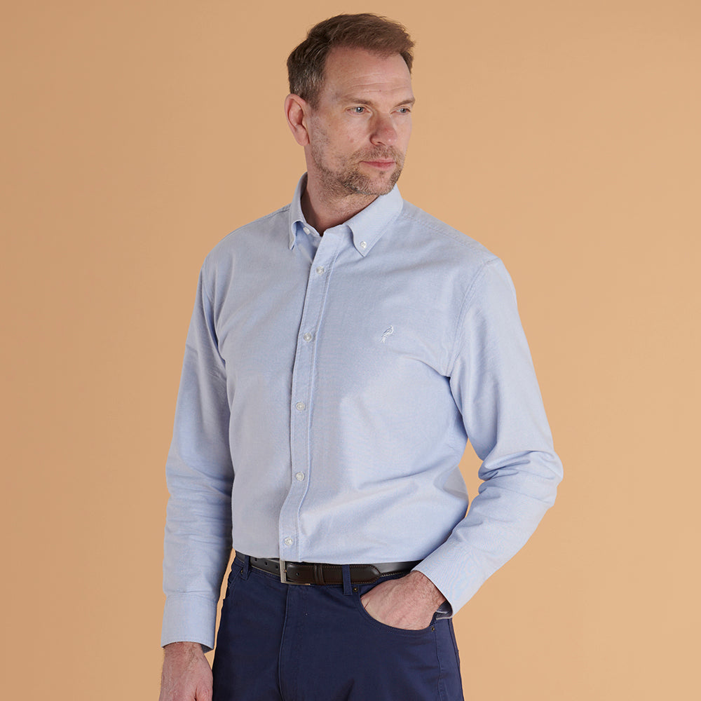 Oxford Shirt - Sky Blue – Samuel Windsor