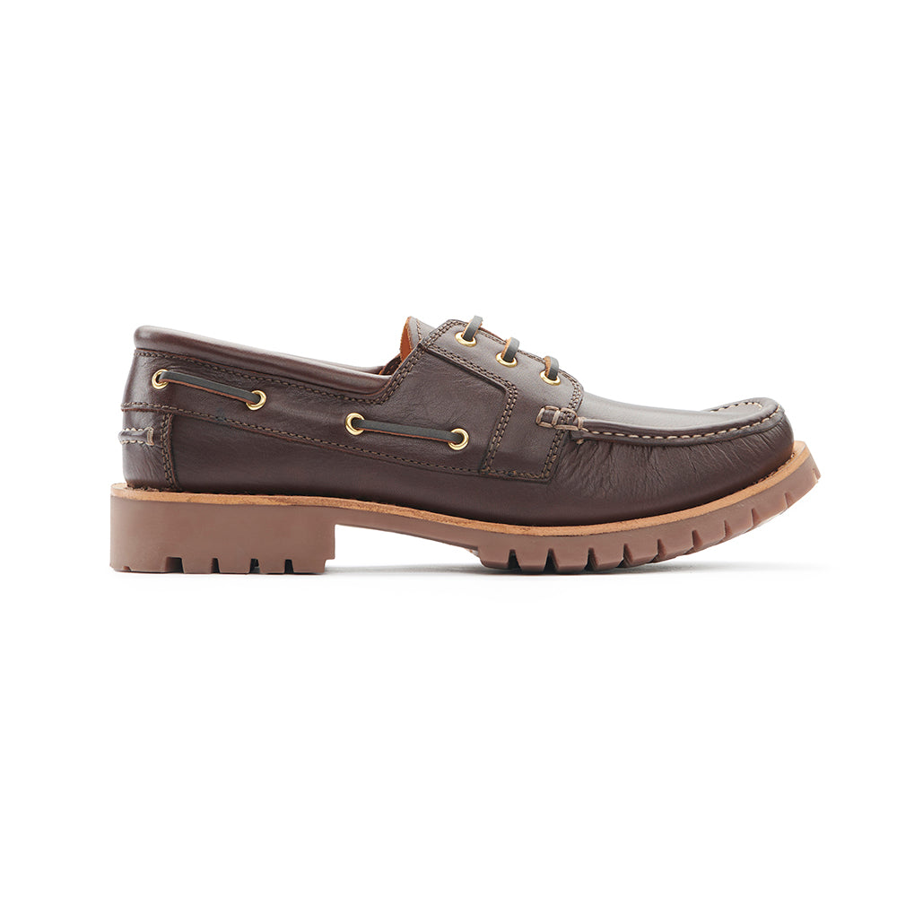 Admiral Deck Shoe - Brown – Samuel Windsor