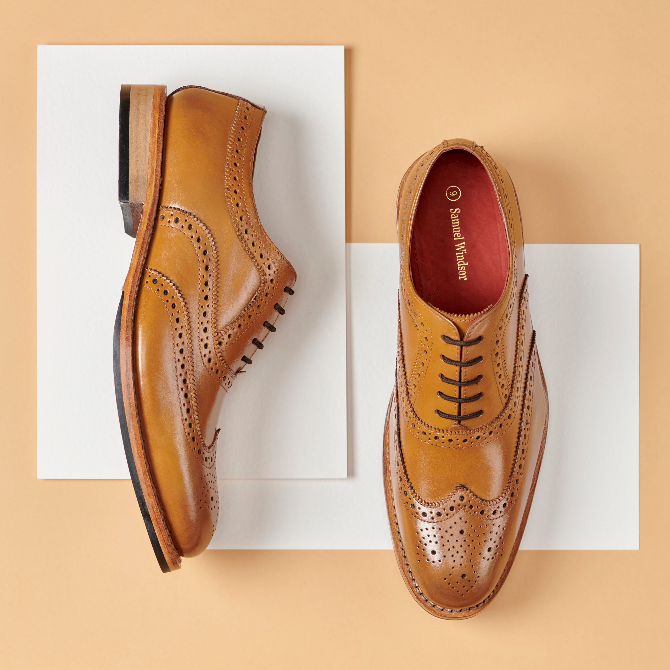 Men's Leather Brogues – Samuel Windsor